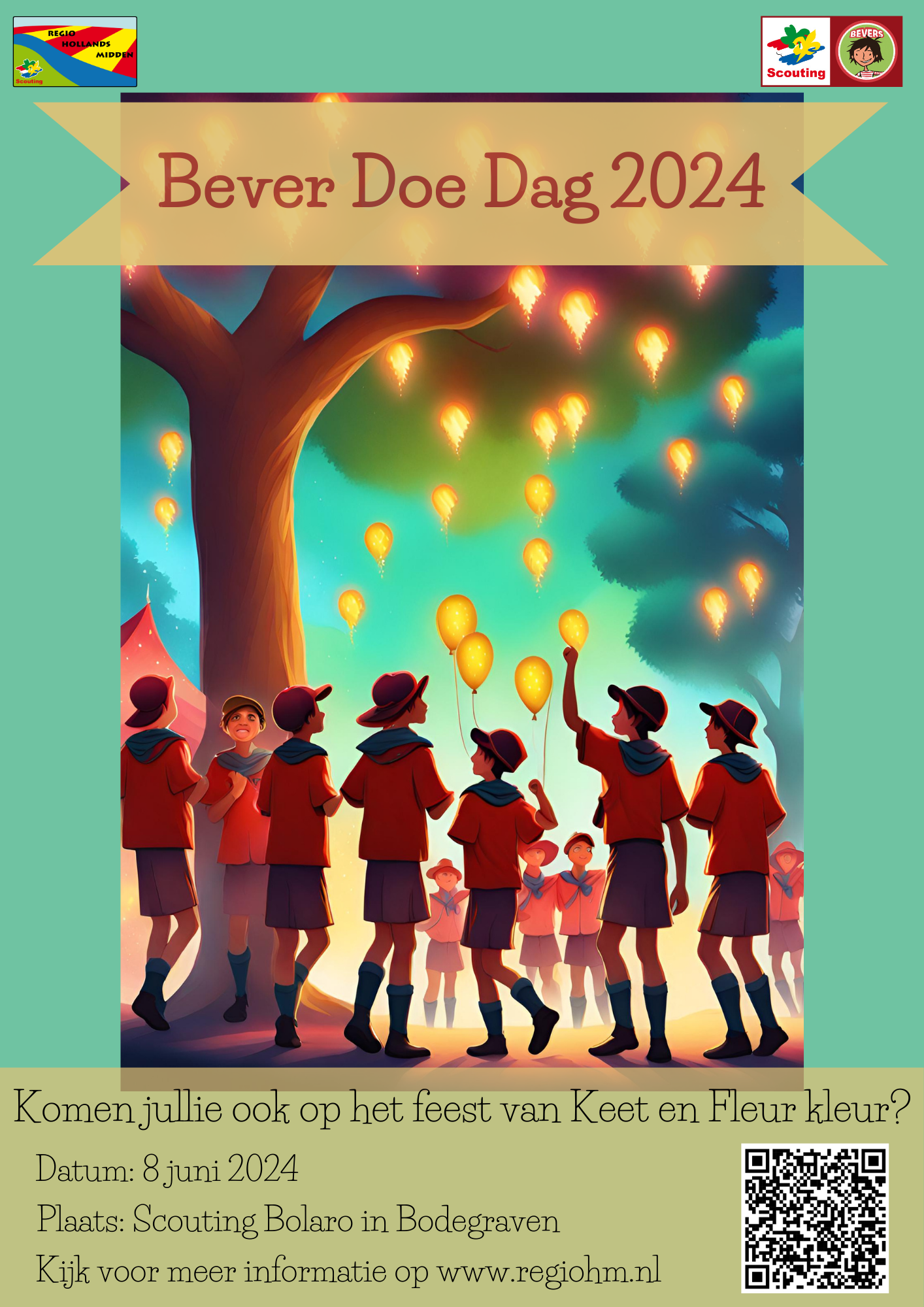 Bever Doe Dag op 8 juni 2024 - Scouting Regio Hollands Midden